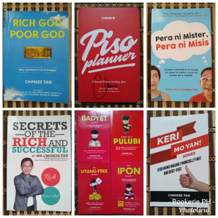Chinkee Tan Piso Planner and Iponaryo Book Bundles (Signed Copies with Freebies!) | Lazada PH