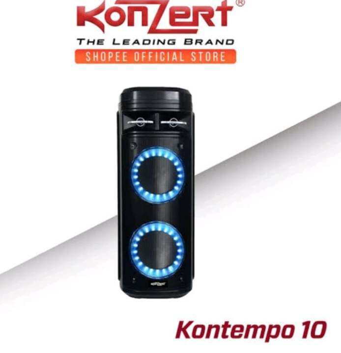 KONZERT KONTEMPO 10 PORTABLE PARTY SPEAKER WITH BLUETOOTH / USB / AUX ...