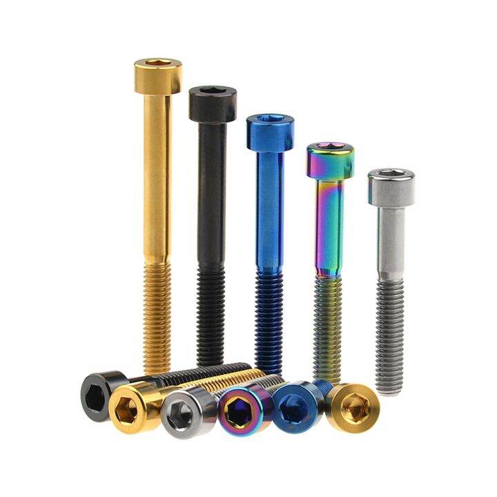 Xingxi Titanium Ti Bolt M6X10 15 18 20 25 30 35 40 45 50 55 60 65mm ...