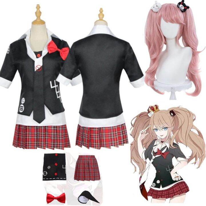 Anime Danganronpa Enoshima Junko Cosplay Costume Uniform Cafe Work ...