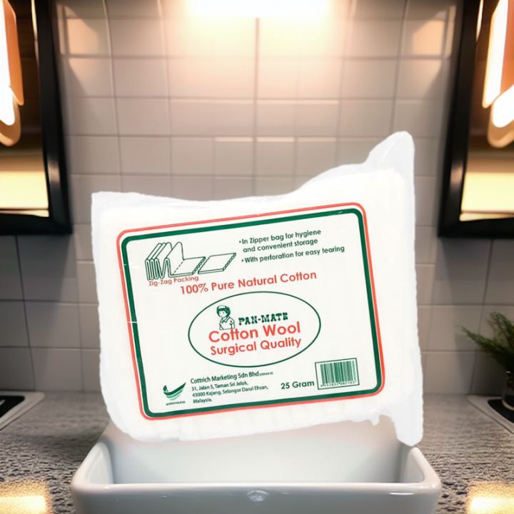 Pan-Mate Zig-Zag Cotton Wool 25G | Lazada