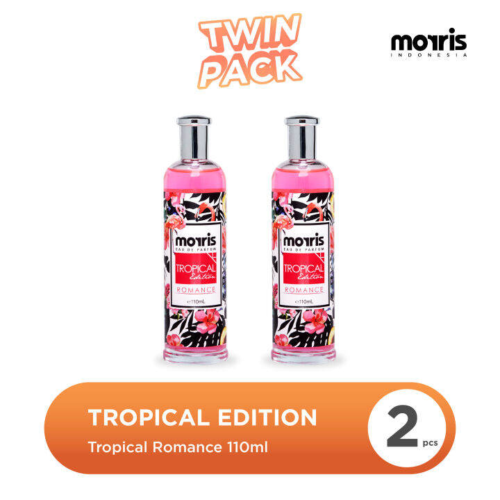 Morris Tropical Edition Parfum Wanita 110 ml x 2 Pcs | Lazada Indonesia