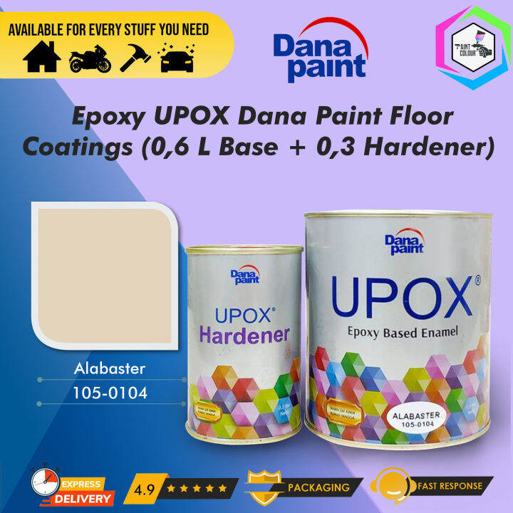 Cat Lantai Epoxy UPOX Danapaint Floor Coatings - 0104 Alabaster ...