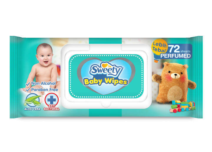 SWEETY BABY WIPES 72s Perfumed | Lazada Indonesia