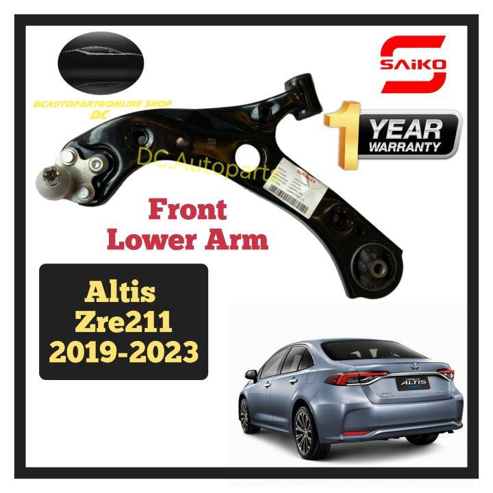 SAIKO CONTROL LOWER ARM TOYOTA COROLLA ALTIS TNGA ZRE211 2018-2023 ...