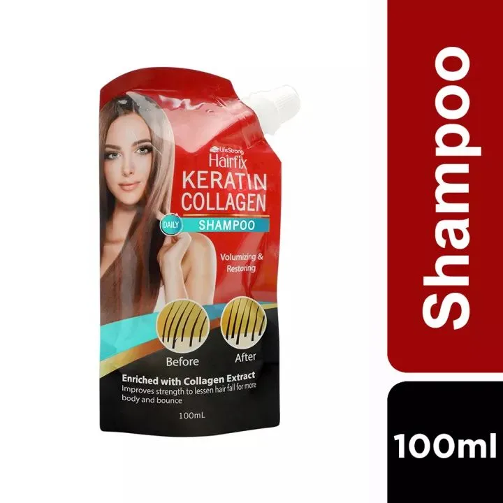 Hairfix Keratin Collagen Shampoo 100ml | Lazada PH