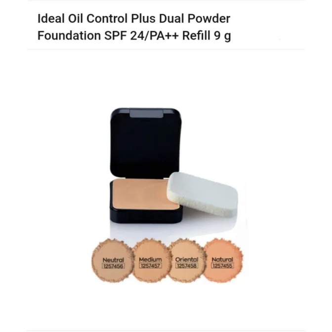 Avon True Ideal Oil Control Plus Dual Powder Foundation Refill | Lazada PH