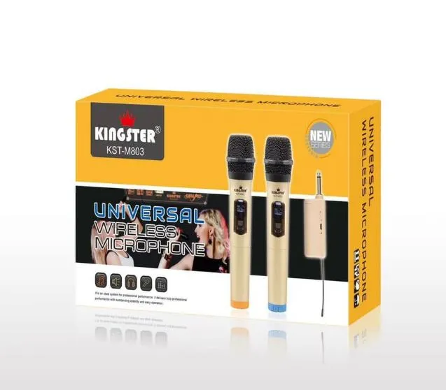 Professional Universal Wireless Handheld Dual Microphone KST M-803 - BLANJA | Lazada PH