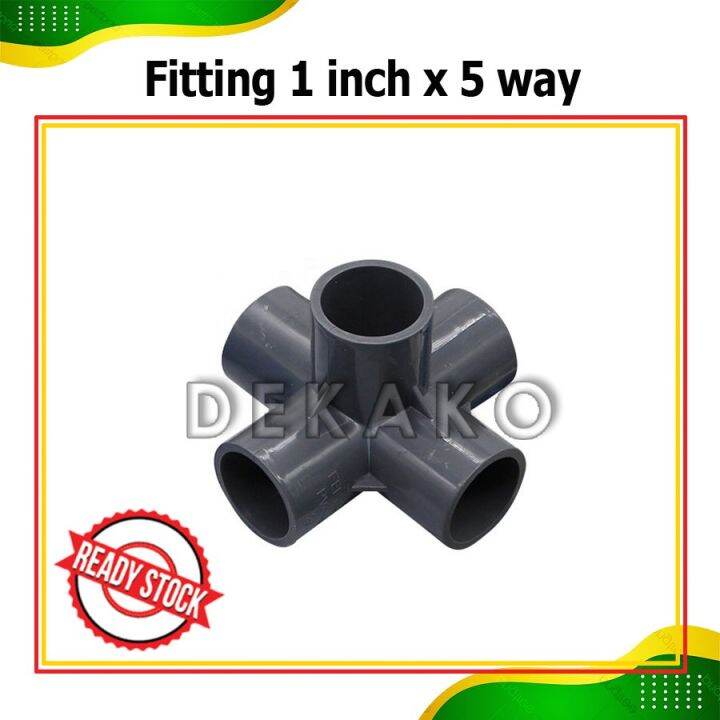 Fitting 1-Inch x 5 way | Lazada Indonesia