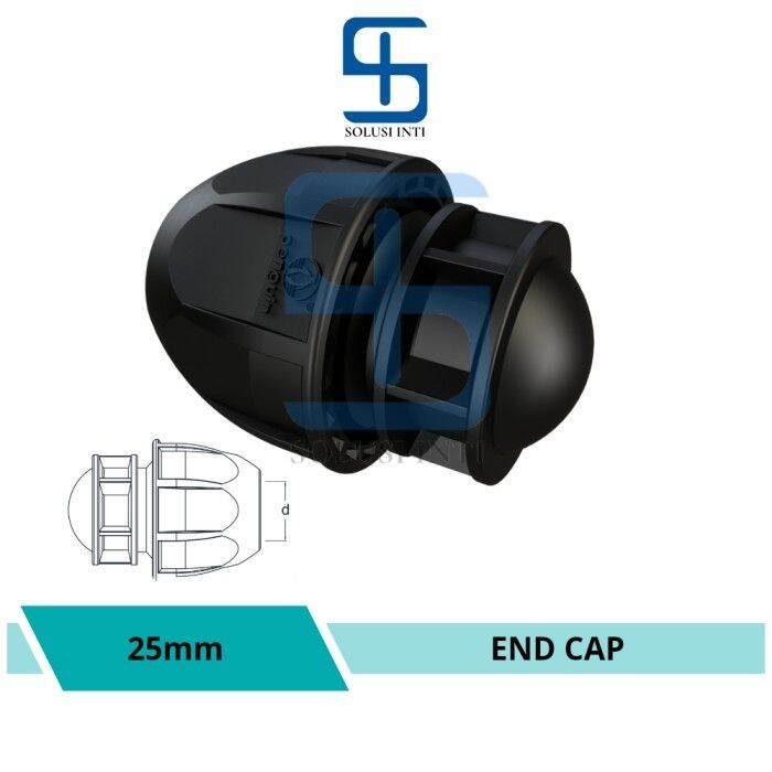 END CAP HDPE 25mm / 3/4 inch Fitting dop pipa HDPE | Lazada Indonesia