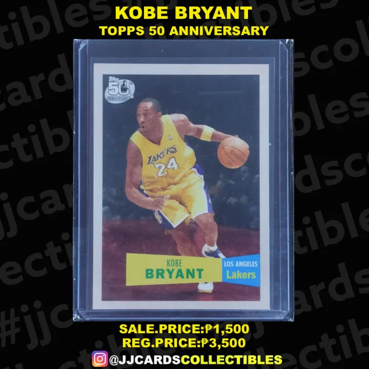 Kobe Bryant Topps 50 Anniversary in Top Loader | Lazada PH