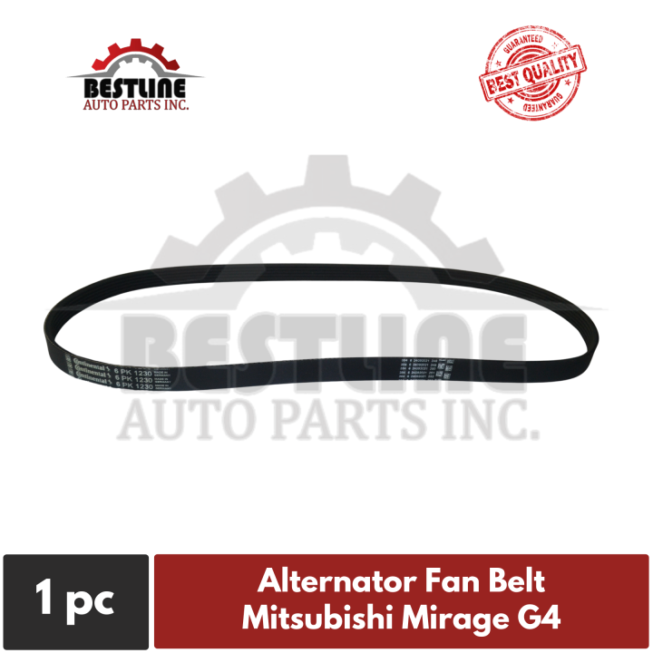 Alternator Drive Belt / Fan Belt for Mitsubishi Mirage G4 2014 to ...
