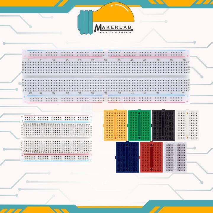 Solder Less PCB Breadboard SYB MB102 830 800 400 170 Tie Points Circuit ...