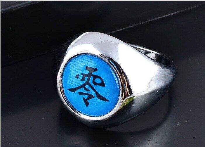 10 Styles Anime HOKAGE Naruto Ring Cosplay Rings Sasori Itachi Hidan ...