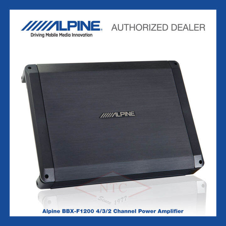 ALPINE Car Audio BBX-F1200 4 Channel Power Amplifier | Lazada