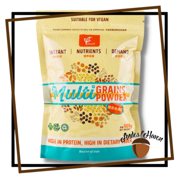 【Fitwell】Multi Grains Powder 综合谷类粉 - 500g | Lazada