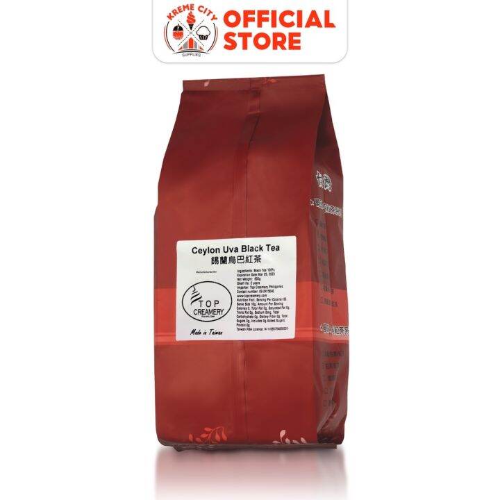 Top Creamery Ceylon Uva Black Tea 600g | Lazada PH