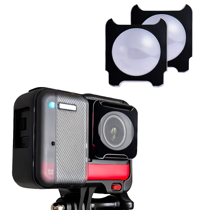 Dual Guards For Insta 360 One RSR 2 Pieces Tempered Glass Sport Camera ...
