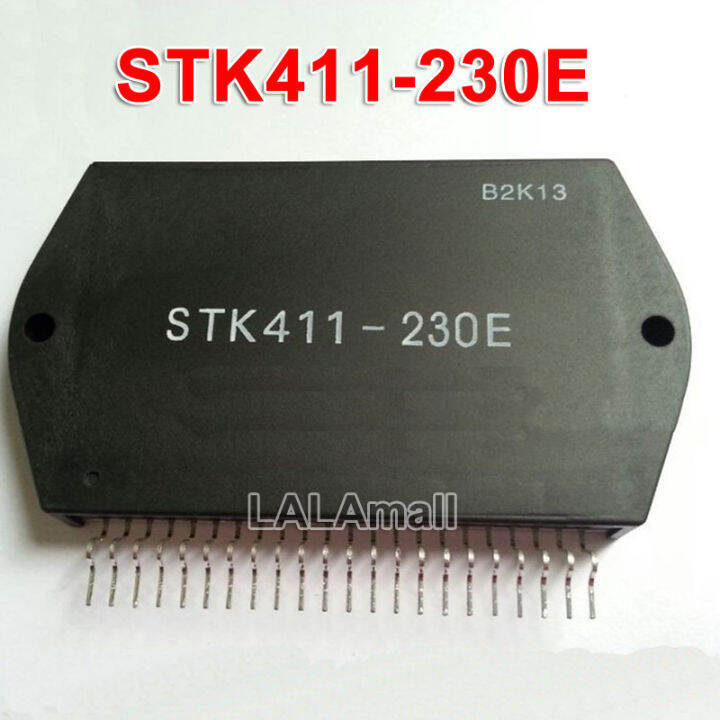 1ชิ้น STK411 STK411-230E 230E โมดูลเครื่องขยายเสียงกำลังสูง IC สัญญาณ ...