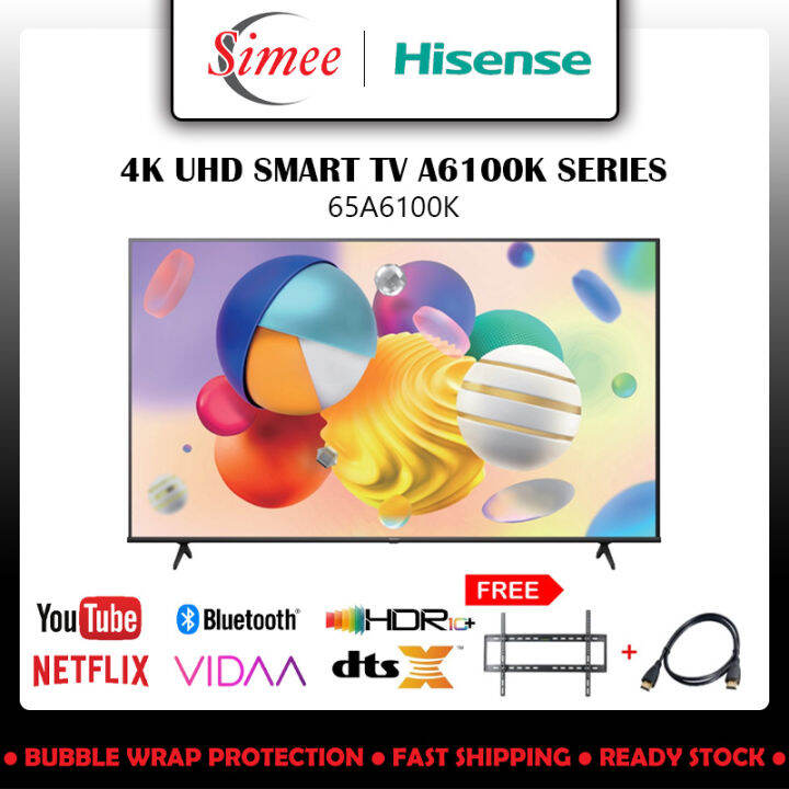 [2023] Hisense 65" A6100K Smart 4K HDR UHD LED TV 65A6100K | 65A6100 ...