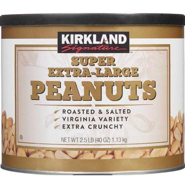 Hot Kirkland Signature Extra-Large Peanuts 2.5 lb (1.13kg) U.S.A ...