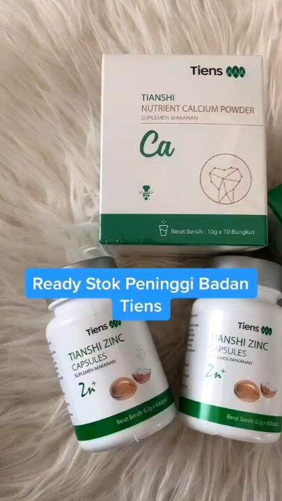 Tianshi Calsium Dan Zinc Capsules Peninggi Badan Dewasa Cepat Terlaris ...