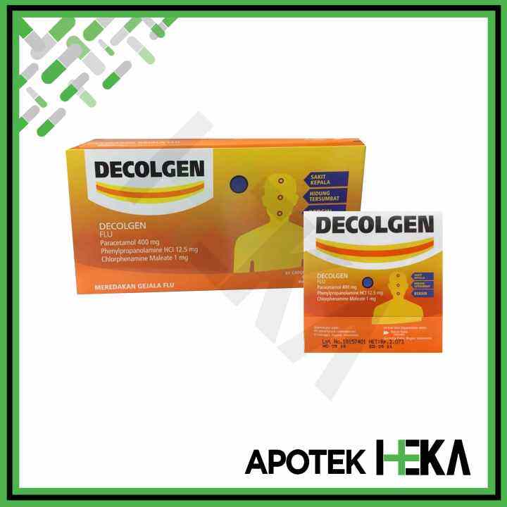 Decolgen Box isi 25x4 Tablet - Obat Flu Demam | Lazada Indonesia