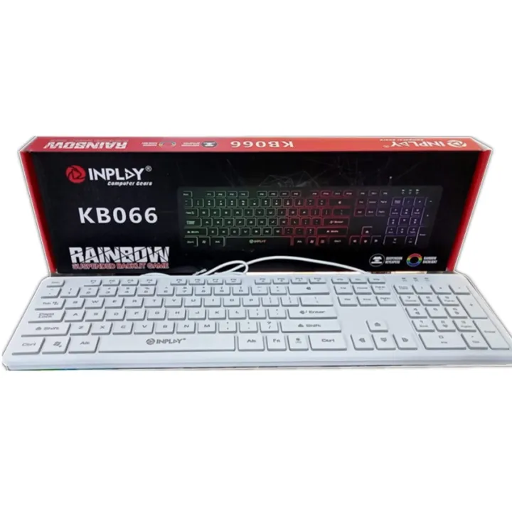 INPLAY KB066 3in1 bundle 104 key RGB High Performance Gaming Keyboard ...