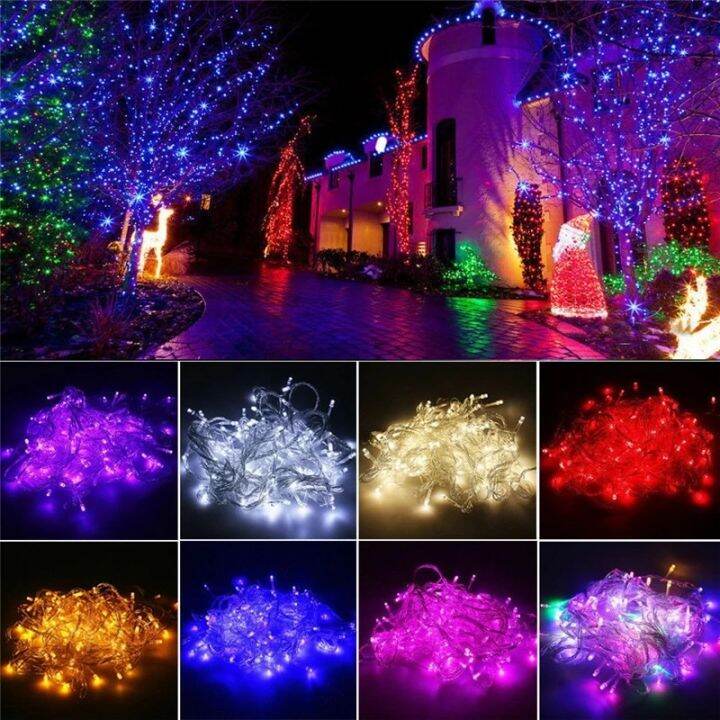 Outdoor lights holiday Led christmas 100M 50M 30M 20M 10M led string ...