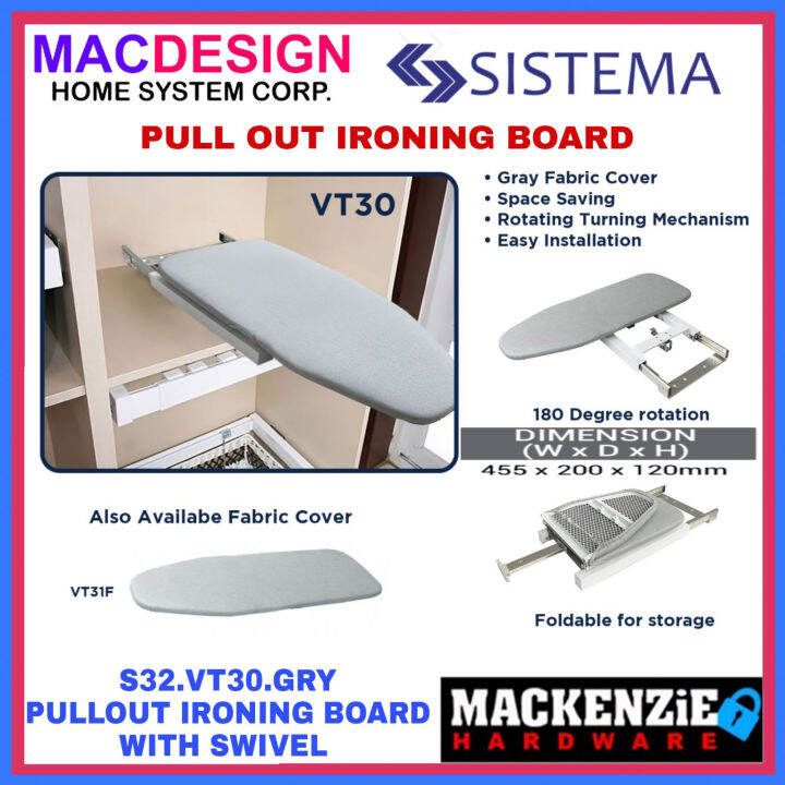 Sistema Vt30 Gry Pull Out Ironing Board Macdesign Home Official Seller Lazada Ph