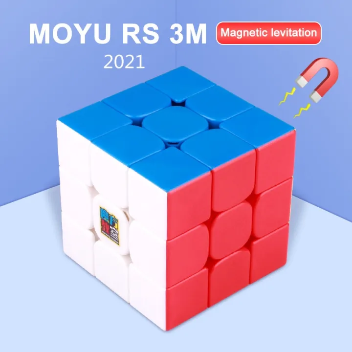 【September】 moyu rs3m 2021 Magic Cube RS3 M Maglev Magnets Puzzle Speed ...