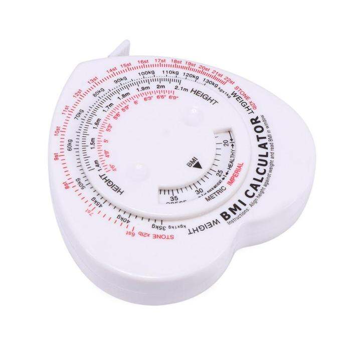 BUTZF Measure Retractable BMI Body Muscle Diet Measure Calculator ...