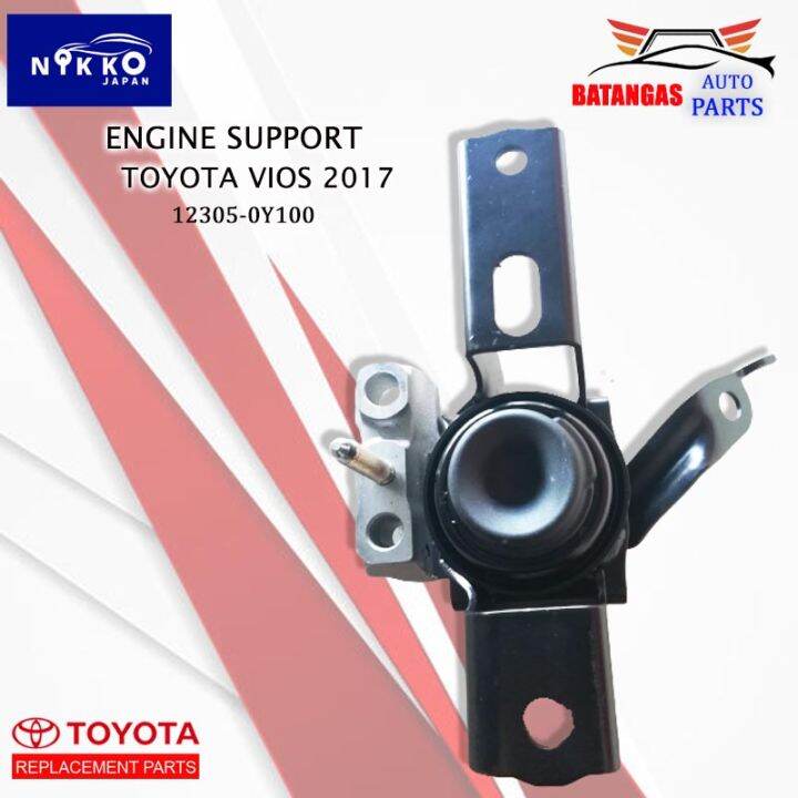 ENGINE SUPPORT RIGHT FOR TOYOTA VIOS 2017(12305-0Y100) NIKKO JAPAN ...