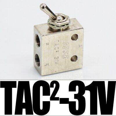 SATI-Tac Pneumatic Toggle Valve Tac-3v 3p 3s 4v 4p Tac2-31v 31p 41v 41p Mechanical Valve Air ...