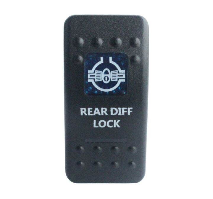 WATERPROOF IP66 Marine Grade Car Boat RV 12v/24v Blue Led 5 Pin on-off ...