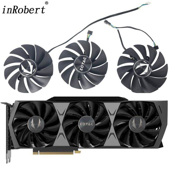 87MM GA92S2U RTX 3070Ti 3080Ti Cooler Fan Replacement For ZOTAC RTX ...