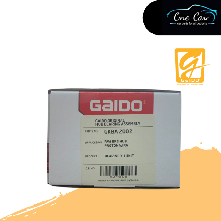 GAIDO Rear Wheel Bearing Proton Wira 1.3/1.5/1.6/1.8 ,Satria 1.3/1.5/1. ...