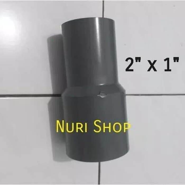 Reducer 2 x 1/ Vlock Sock/ V. Sok/ Socket PVC 2 X 1 AW RUCIKA | Lazada ...