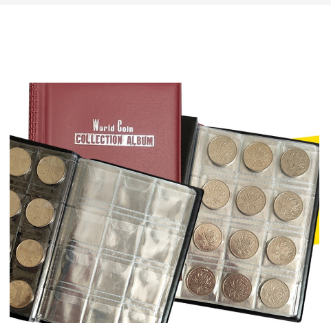 120 Pieces Coins Storage Book Commemorative Coin Collection Album ...