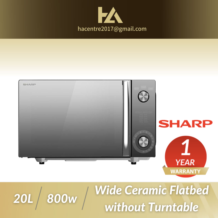 Sharp 20.0L Mechanical Dial Flatbed Microwave Oven R2121FGK | Lazada