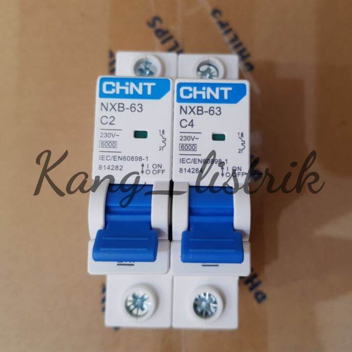 MCB CHINT NXB-63 1Phase / MCB 1Phase Chint 2A 4A | Lazada Indonesia