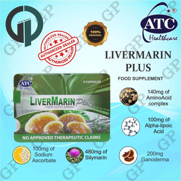ATC MFG. LIVERMARIN PLUS ( 6 Capsules ) | Lazada PH