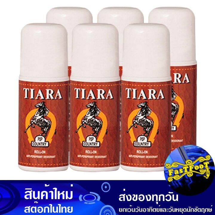 ป็อป คันทรี่ โรลออน 45 มล (6ขวด) เทียร่า Tiara Pop Country Roll On ...