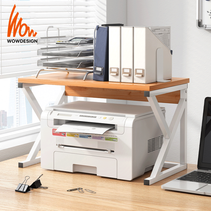 Printer Rack Multi-Layer Printer Shelf Desk Organizer Office table ...