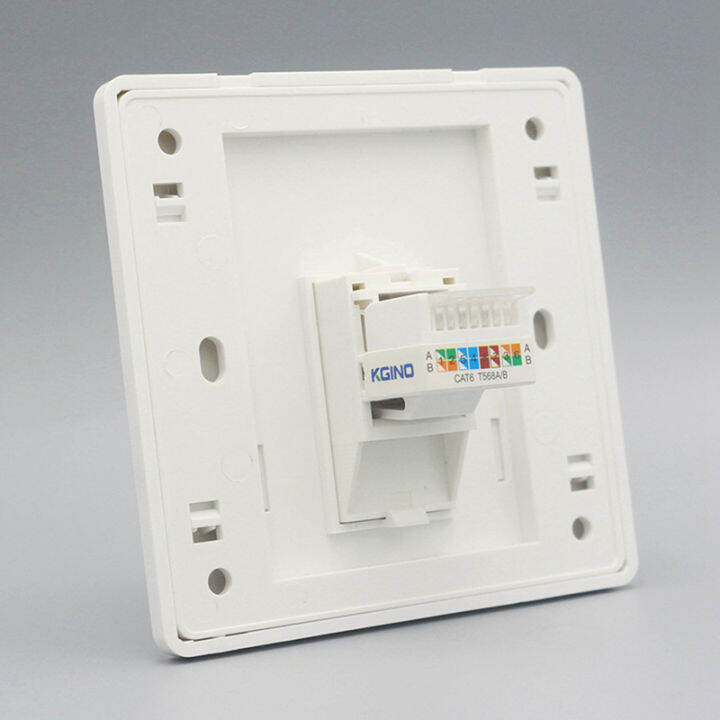 86 Type Network Ethernet LAN Gigabit RJ45 Cat6 Outlet Socket Keystone ...