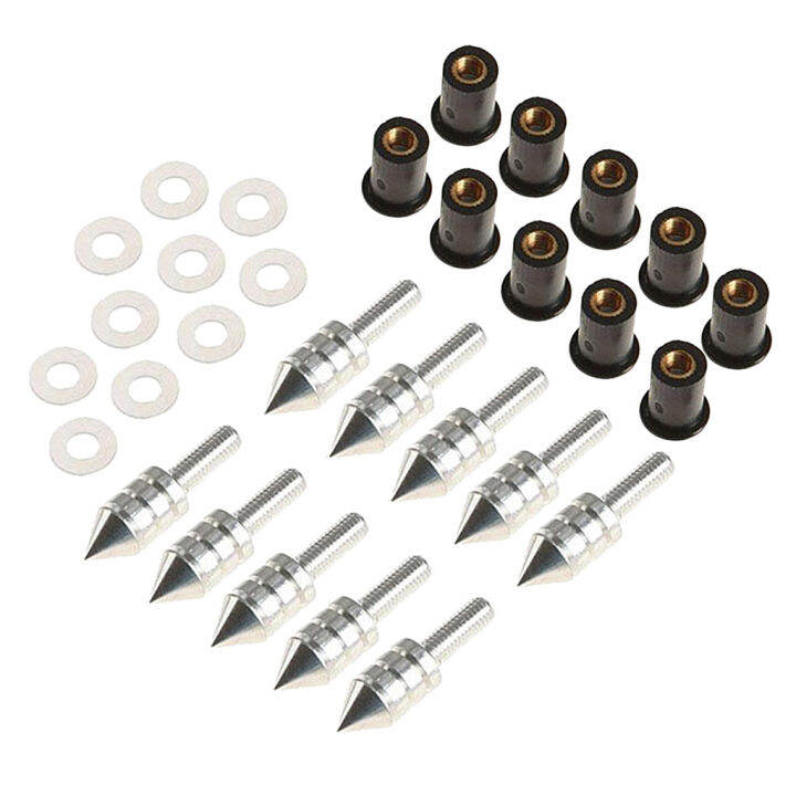 Gazechimp 10 x Universal Windscreen Windshield Spike Bolts M5 Screw ...