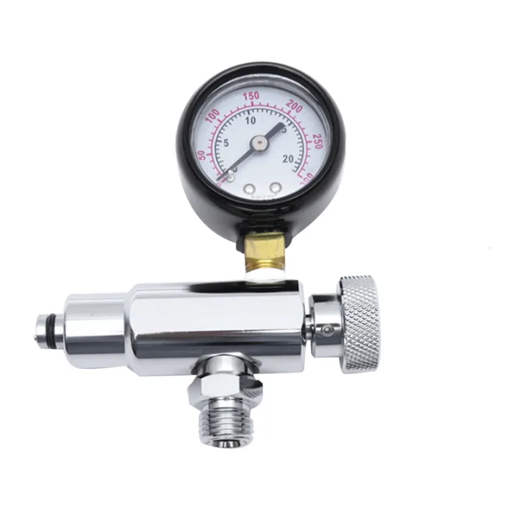 Scuba Diving Pressure Gauge for BCD with Second-Stage Head Adjustment ...