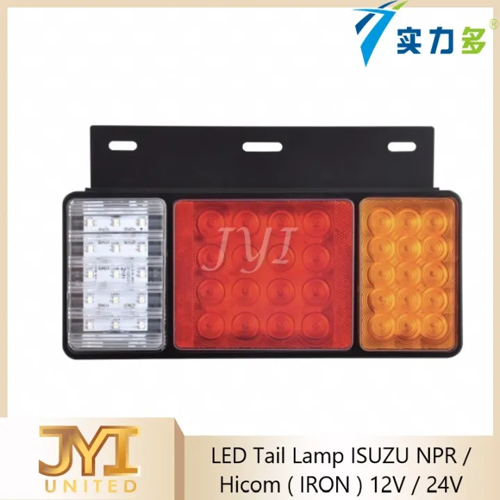 SHILIDUO LED ISUZU NPR Tail Lamp With Iron Plate - 12V Or 24V SD2004 SD ...