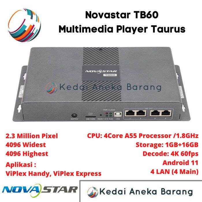 Novastar Taurus TB60 TB8 Multimedia Player LED Videotron Controller ...