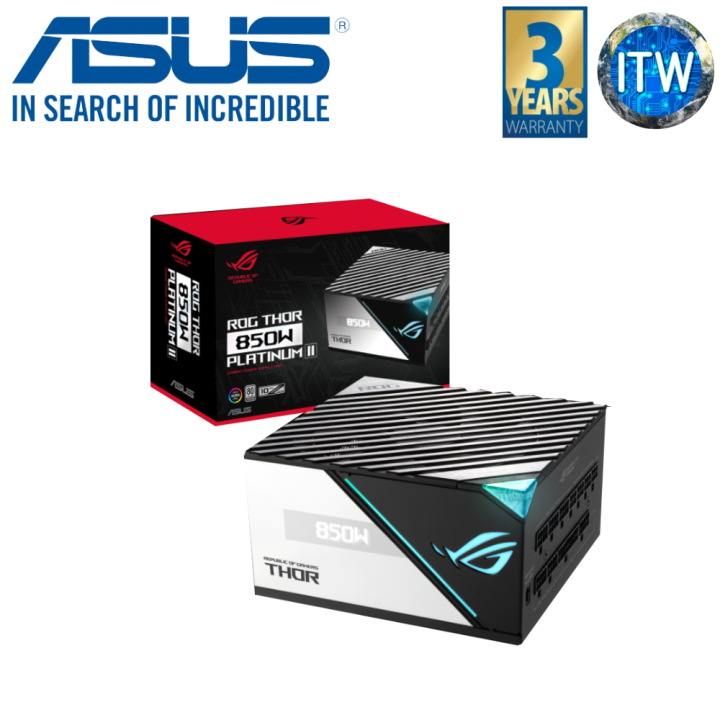 ITW | ASUS ROG Thor 850W Platinum II 80+ Platinum Gaming PSU | Lazada PH